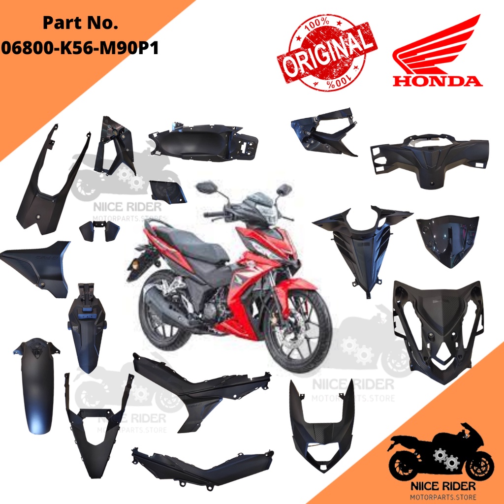 Honda RS 150 V1 V2 inner plastic part cover black plastic cover ...