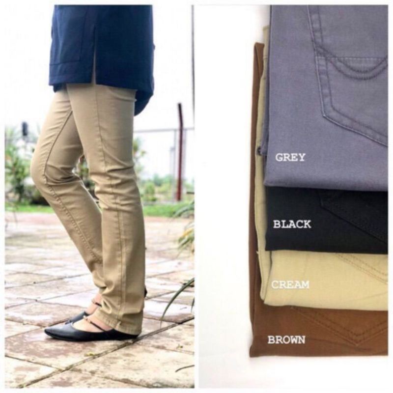 STRIGHT CUT.[PLUS SIZE] WOMEN STYLIS.//seluar slack twill cotton 🔥 ...