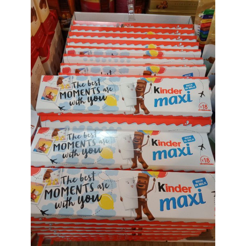 Kinder maxi (18 bar) 378g | Shopee Malaysia