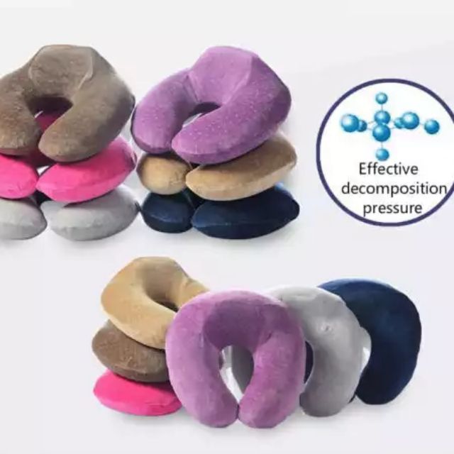 🔥👍💯%High Branded Cushion Memory Foam Neck Rest U-Shaped Compact Pillow🔥 ...