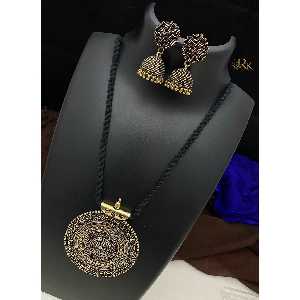 Nayanthara Gold with Dorri Necklace Set ( Ready Stock ) | Shopee Malaysia