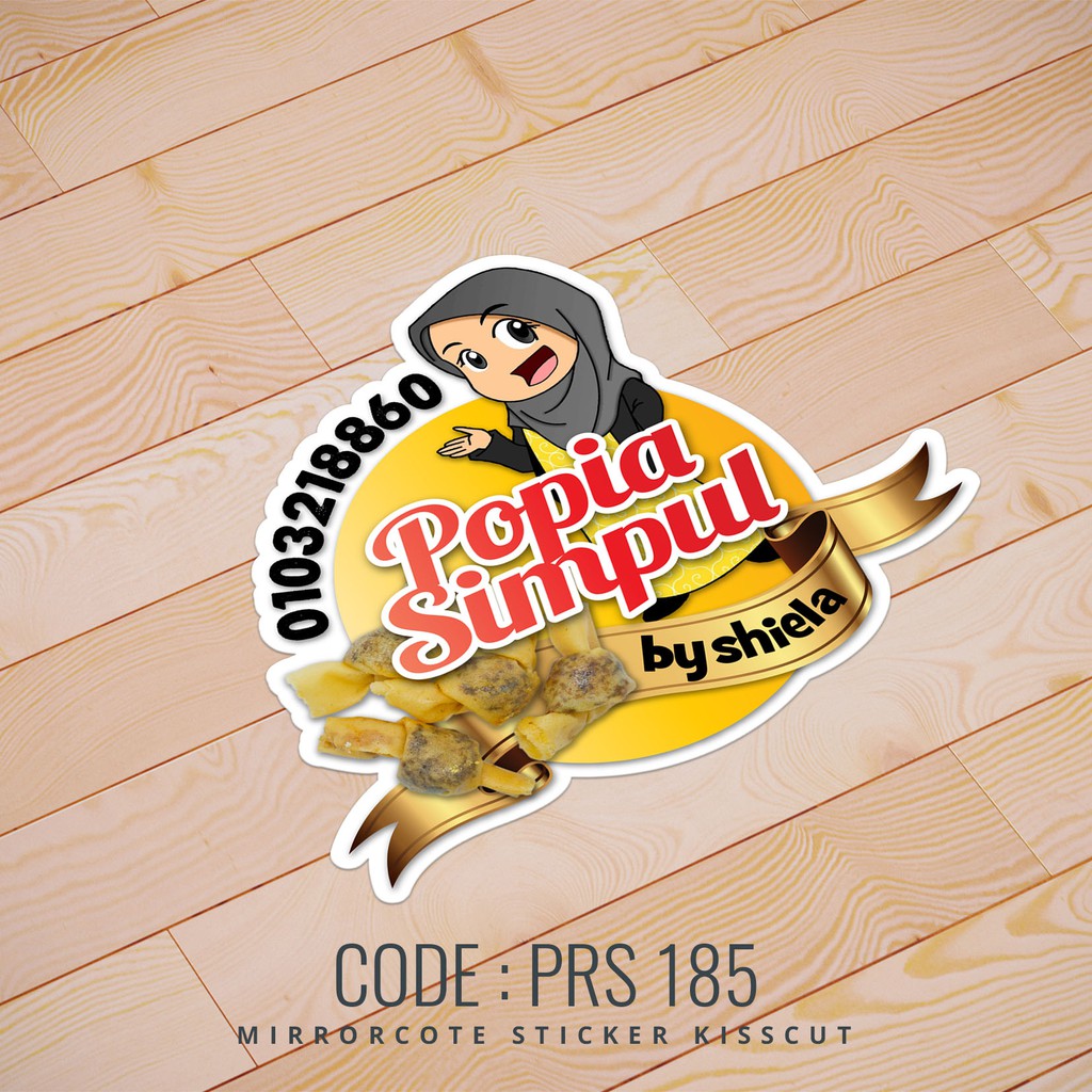 Popia Label Sticker Product - Label 3cm / 4cm / 5cm / 6cm / 7cm / 8cm ...