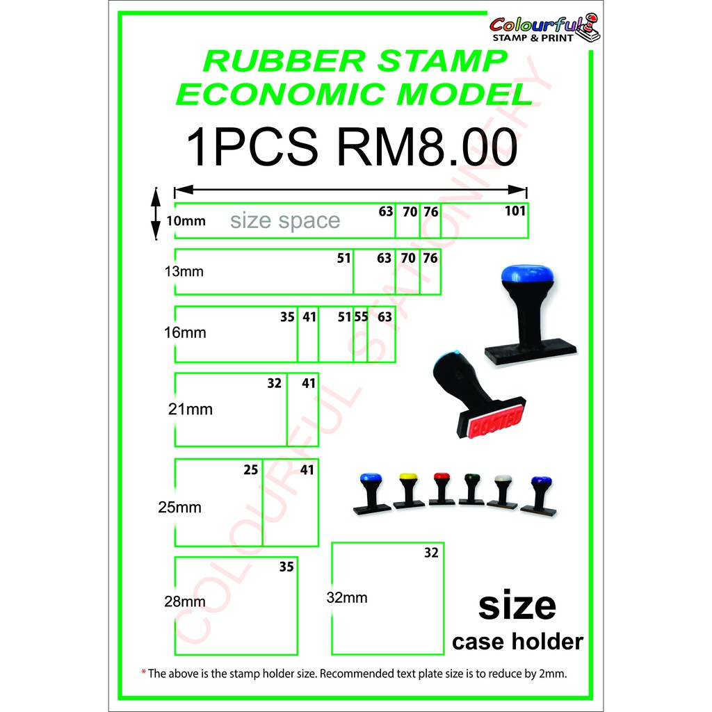 Rubber Stamp Economic Series Chop (Custom Made) 100% hight quality ...
