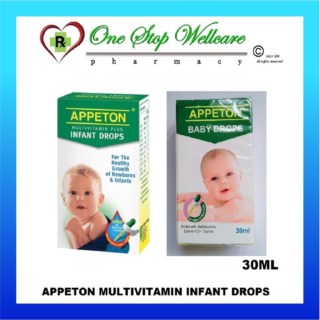 APPETON MULTIVITAMIN BABY DROPS 30ML / infant drops (EXP: 08/2026 ...