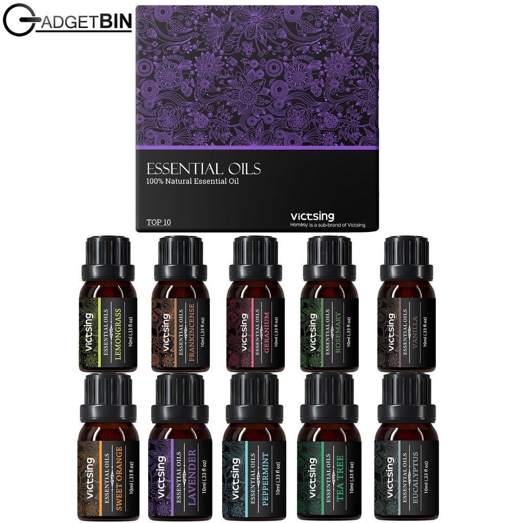 GBHL VicTsing 100% Pure Essential Oils Gift Set Pure Scented Oil ...