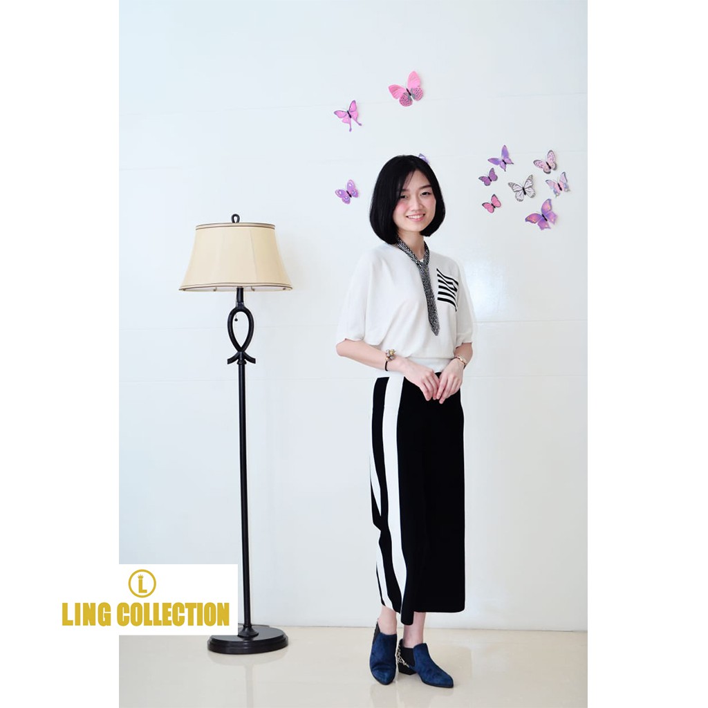 Long Pants PREMIUM Women SEMI FORMAL MODEL SIDE STRIPE | Shopee Malaysia