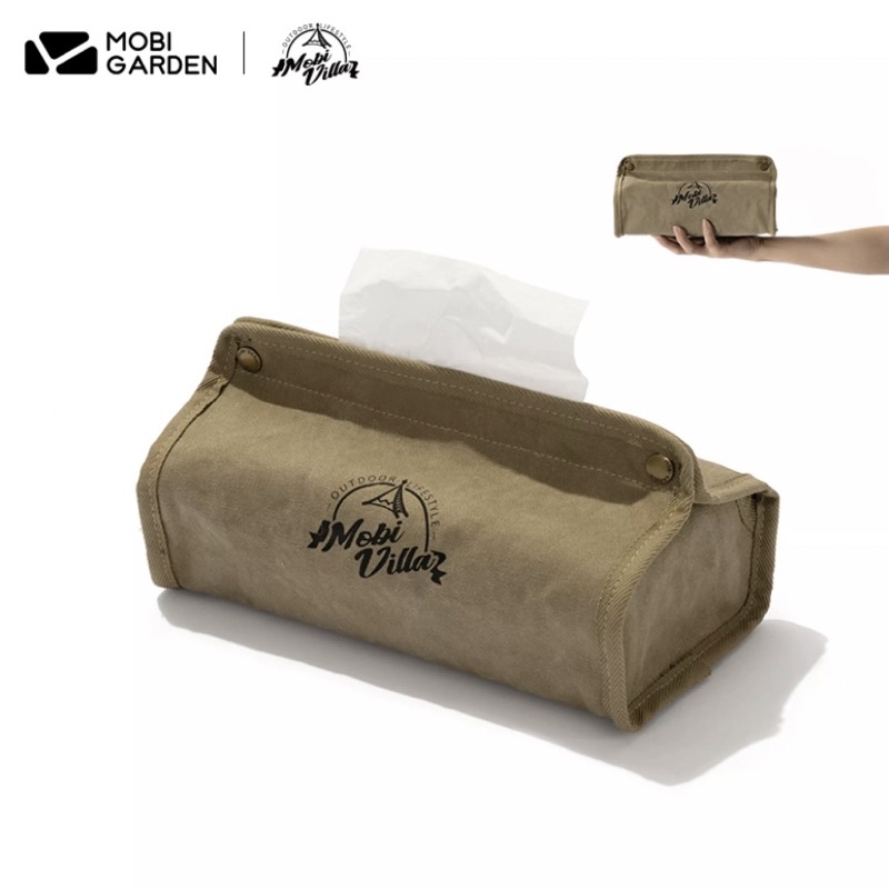 MOBI GARDEN Tissue Box Cover Mobi Villa Glamping Camping Tissue Box ...