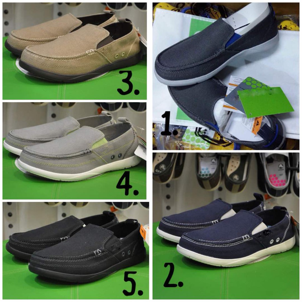 Crocs Men`s Canvas Shoes 2 Original | Shopee Malaysia