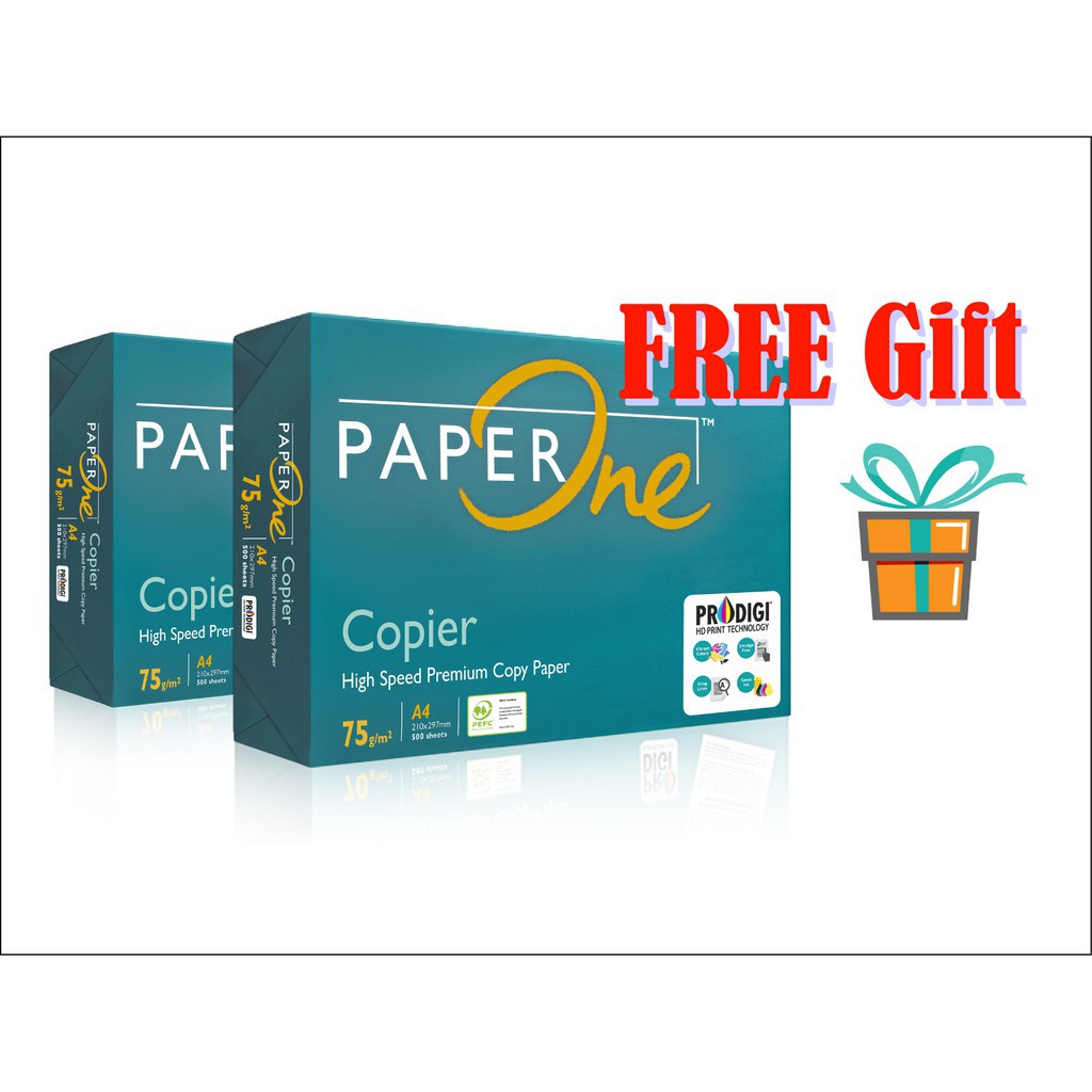 Paper One A4 Paper 75Gsm / 70Gsm x 500 sheetsx 5 reams/carton (Ready Stock / Fast Delivery ...
