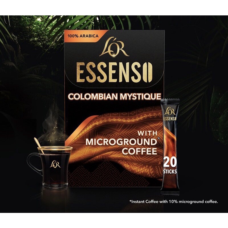 EXP: MAY 2025 L'OR ESSENSO COLOMBIAN MYSTIQUE WITH MICROGROUND COFFEE ...