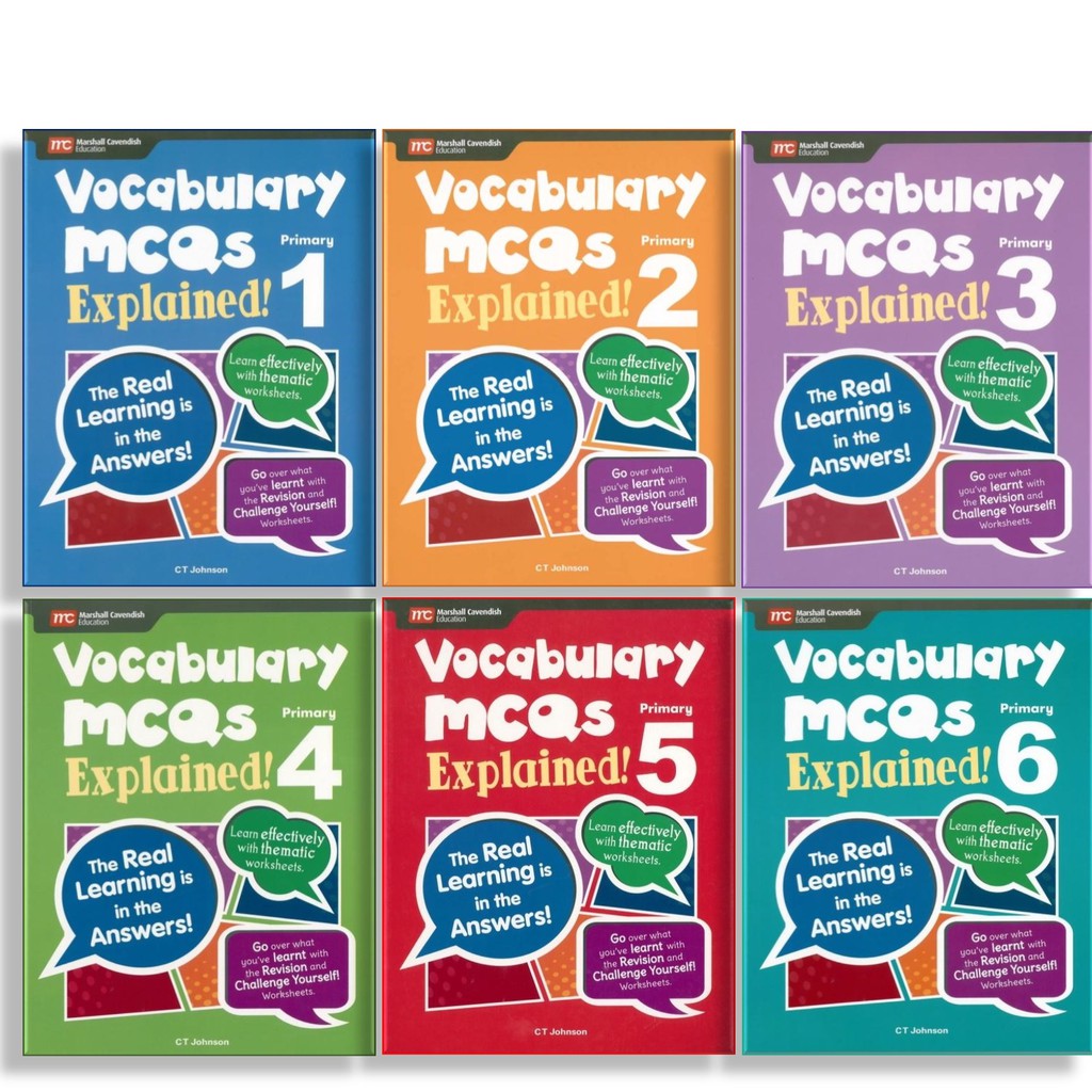 English Vocabulary Supplement Book MCQs Explained Grade/Primary 1-6 ...