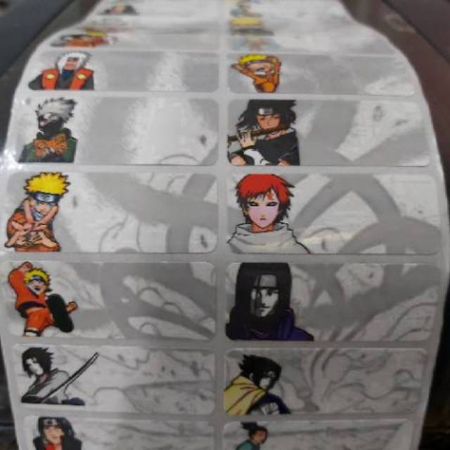 NARUTO name Label size SML | Shopee Malaysia
