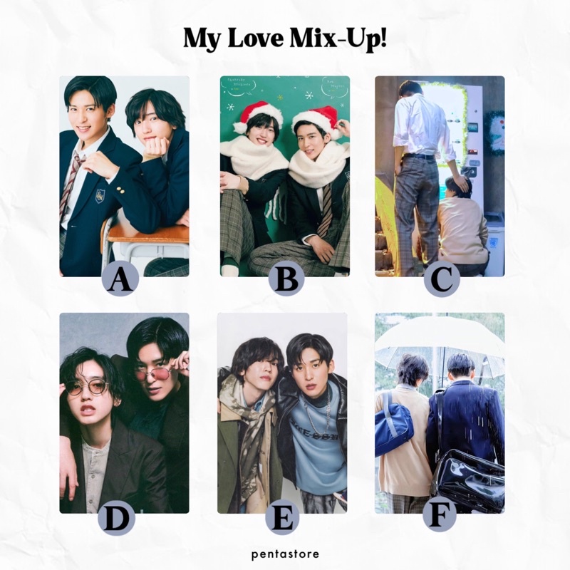 My Love Mix-Up! / Kieta Hatsukoi Photocard Ren Meguro Shunsuke Michieda Naniwa Danshi Snowman ...