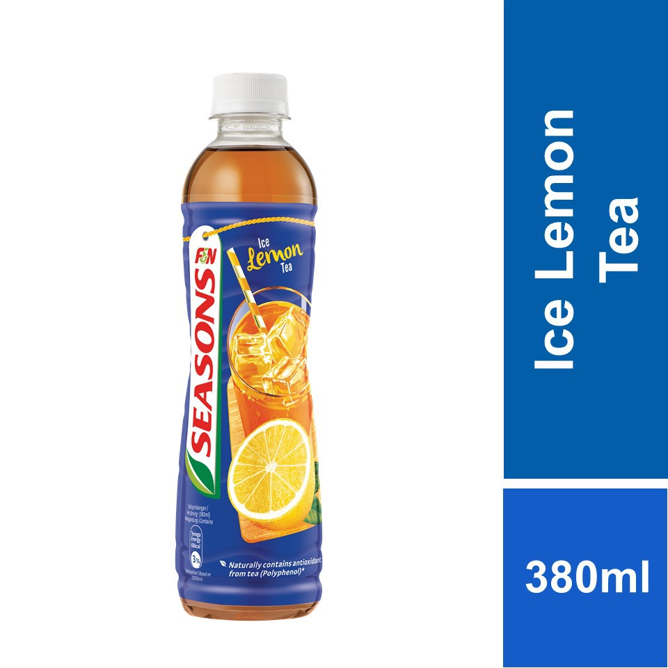 F&N SEASONS Ice Lemon Tea 380ml | Shopee Malaysia