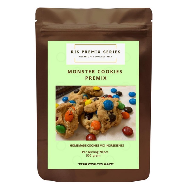 monster cookies premix (egg-less ) | Shopee Malaysia