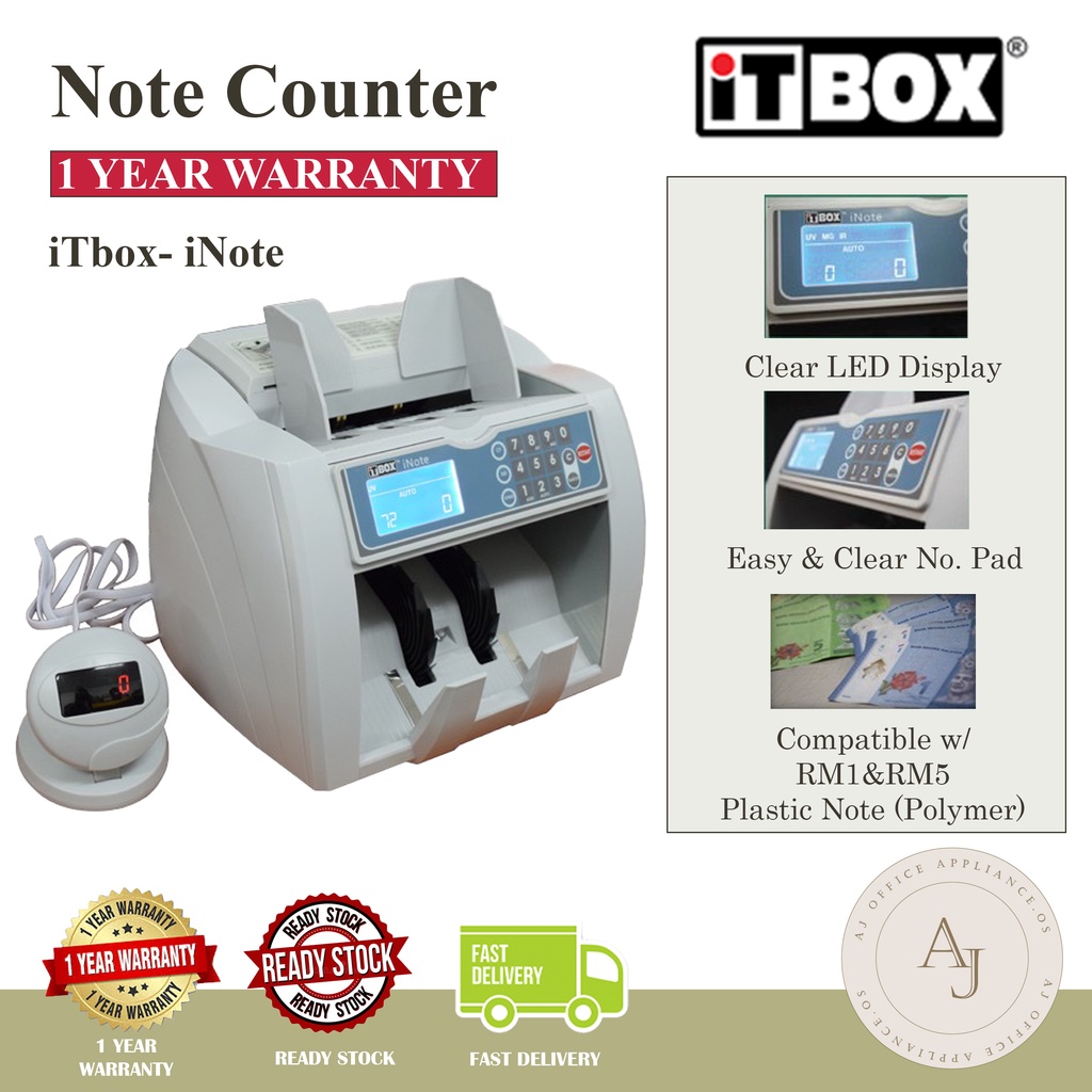 iTBOX iNote Note Counter Money Cash Counter Machine | Shopee Malaysia