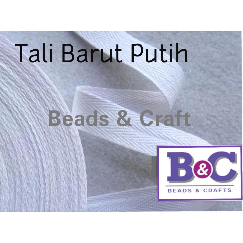 Tali Barut Putih/ White Cotton Tape | Shopee Malaysia