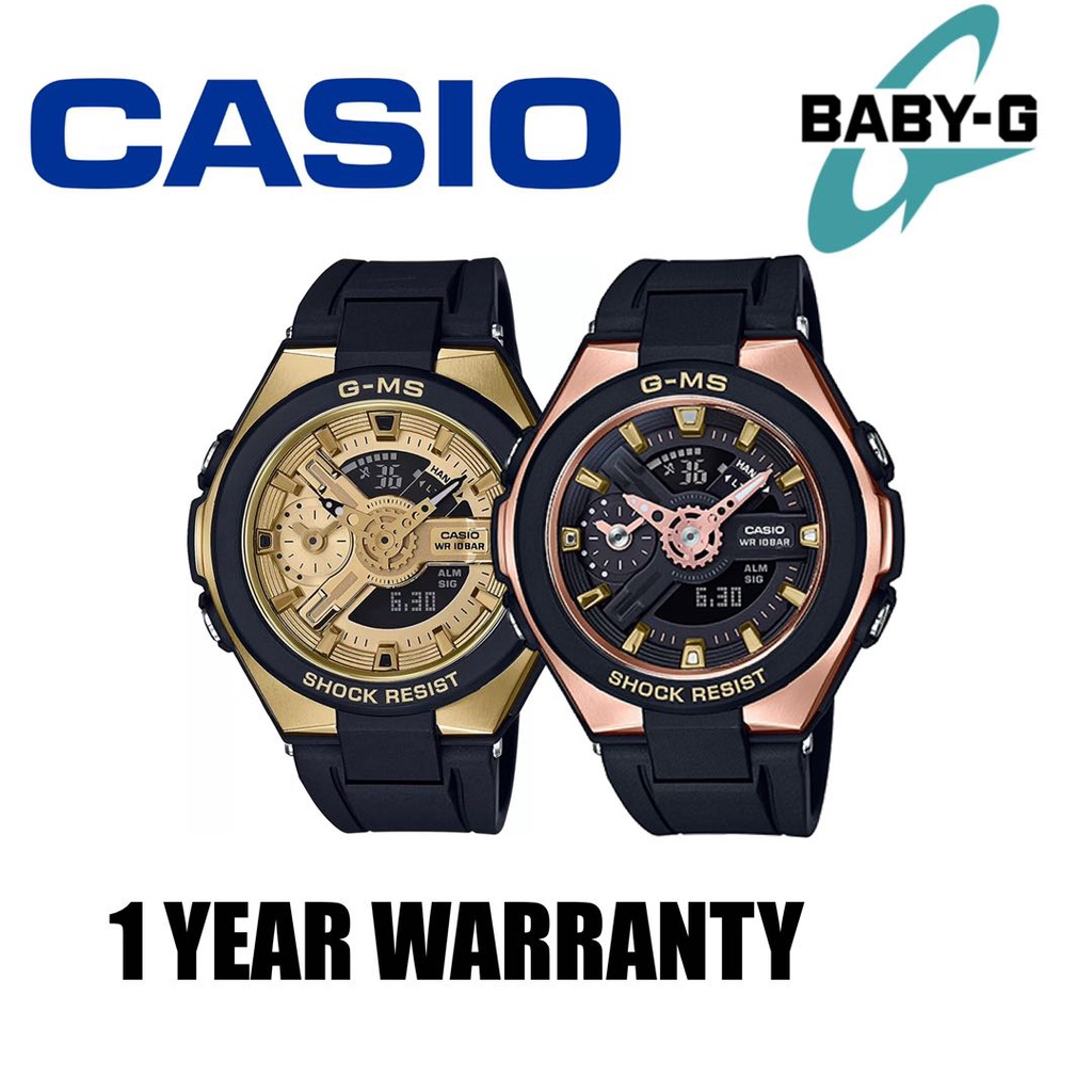 Casio Baby-G *MSG-400G-1A1 | Shopee Malaysia