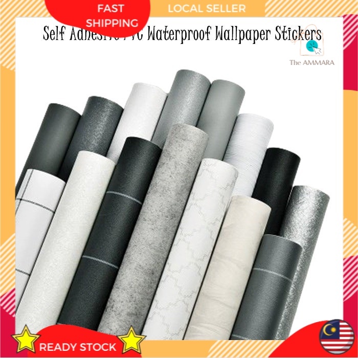 🌟READY STOCK🌟 AG Self Adhesive PVC Waterproof Wallpaper Stickers ...
