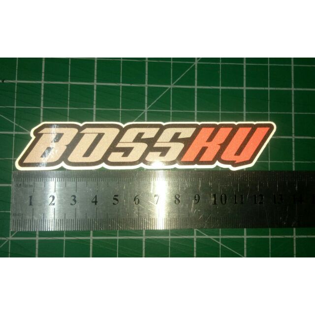 🔥BOSSKU [Reflective Sticker]🔥 | Shopee Malaysia