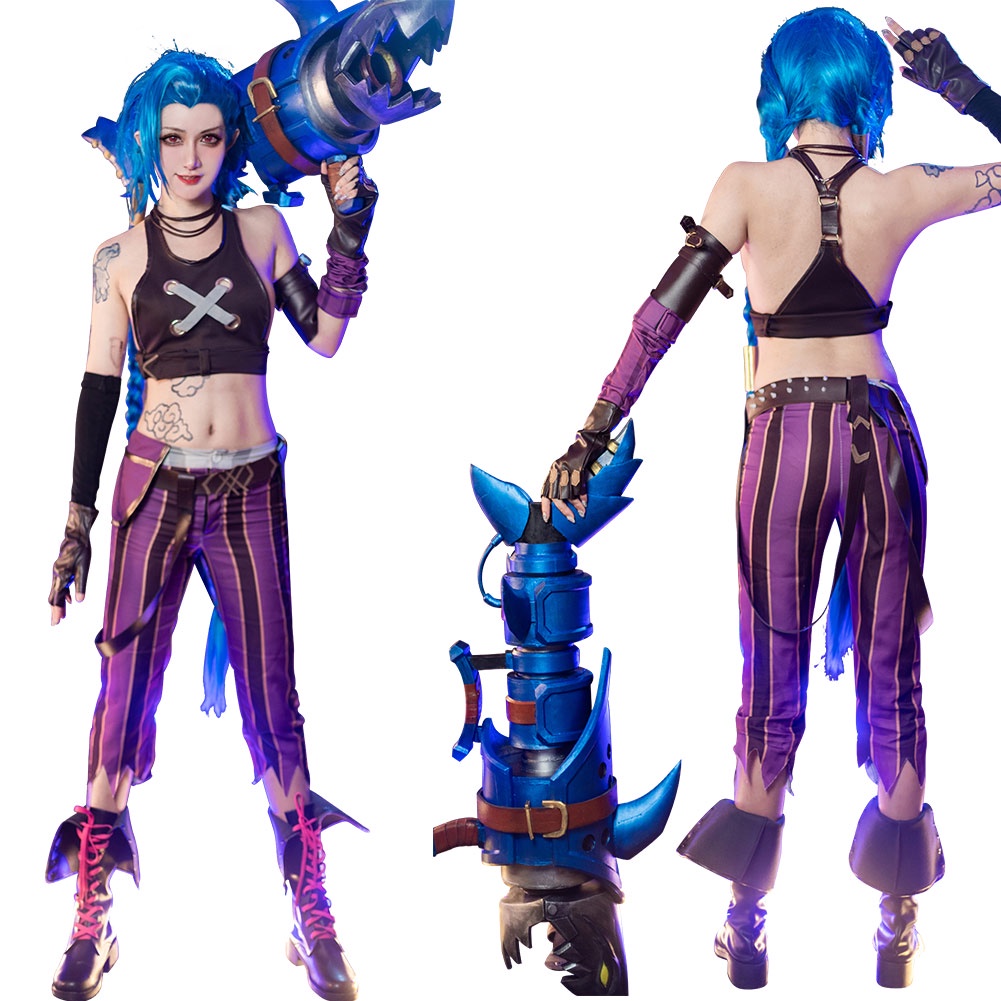 Jinx Cosplay Outfit - Perfect for Halloween or Carnival | Shopee Malaysia
