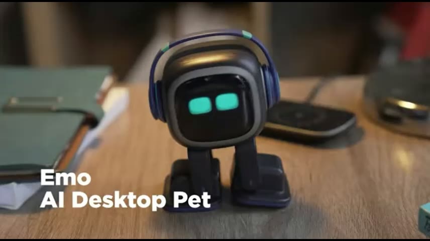 [ Ready Stock] Emo Robot The Coolest AI Desktop Pet with Personality ...