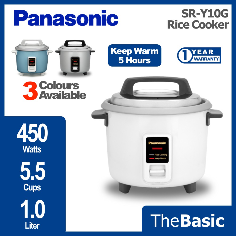 PANASONIC 1.0L Conventional Rice Cooker Periuk Nasi ( SR-Y10G , SRY10G ) | Shopee Malaysia