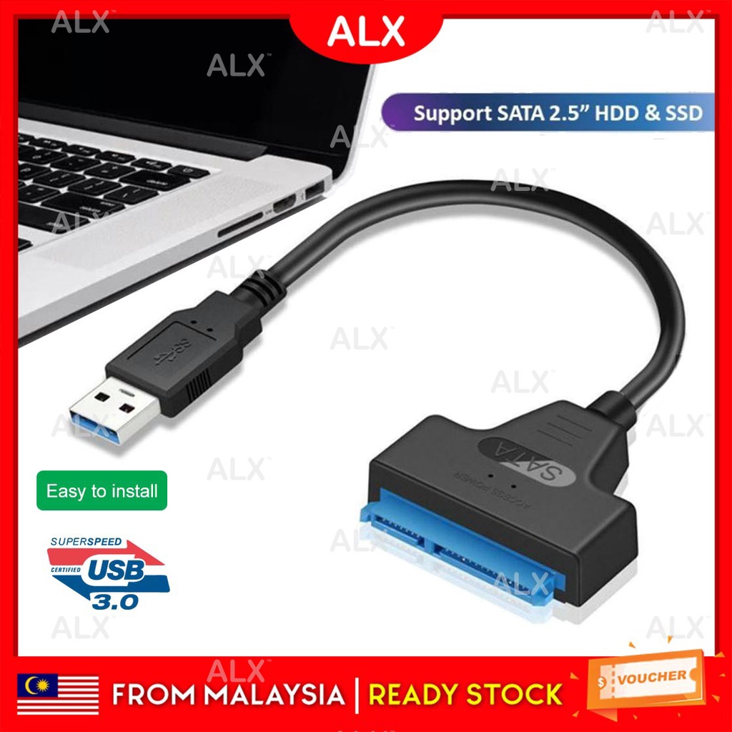 ALX USB 3.0 SATA Cable Connector SATA to USB Cable Adapter External ...
