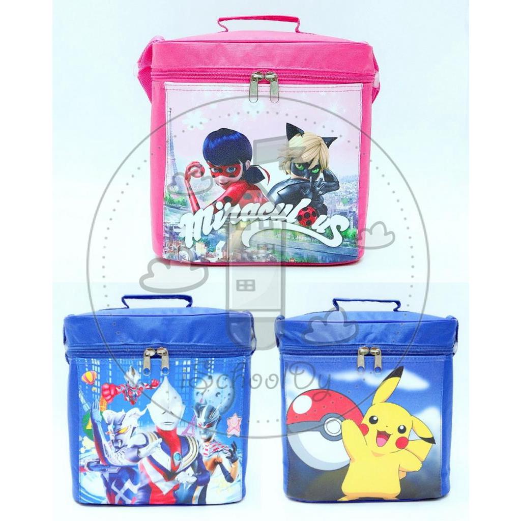 iSchoolDy Ultraman Cartoon Lunch Box Bag | Shopee Malaysia