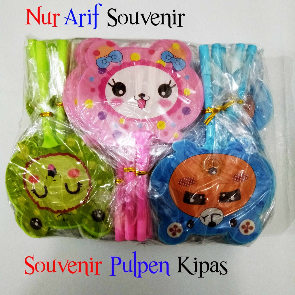 Character Fan Pen Wedding Souvenirs (50pcs) | Shopee Malaysia