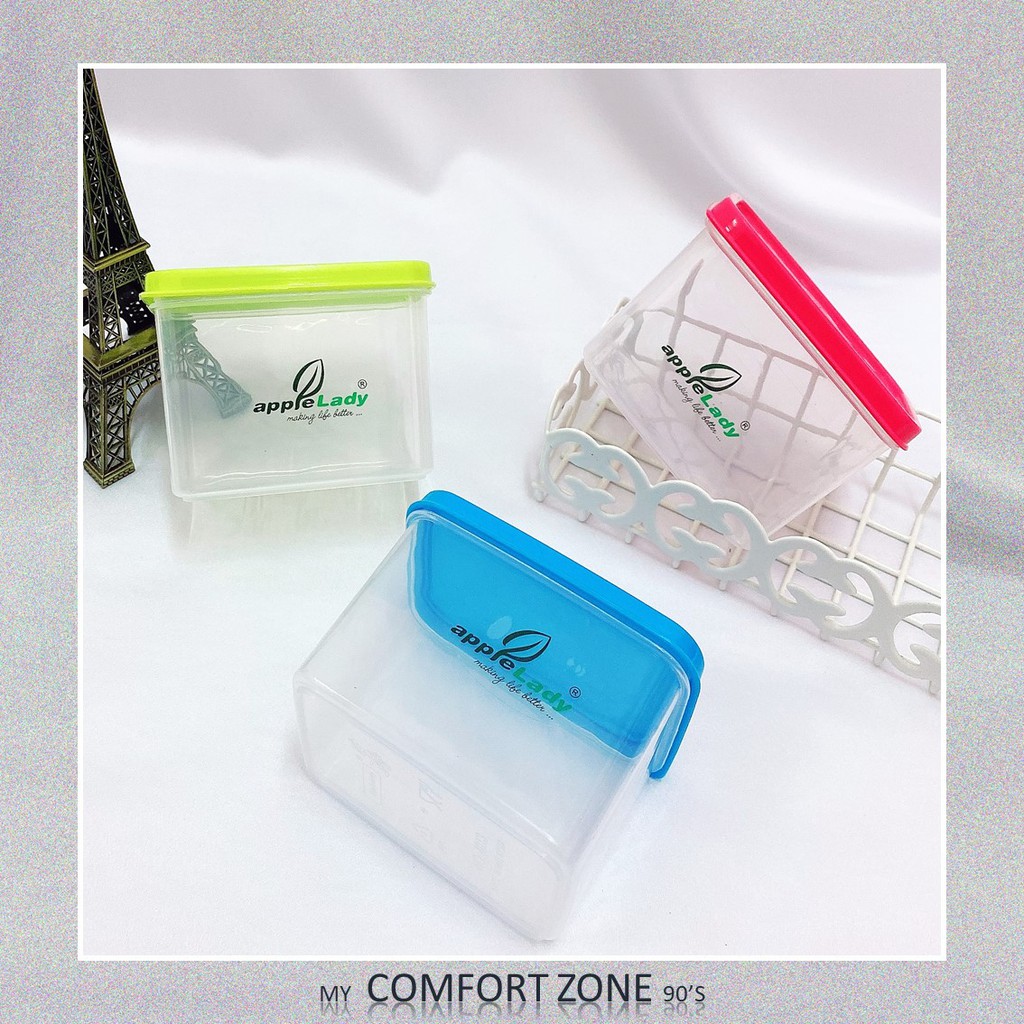 [READY STOCK] 🇲🇾 Apple Lady Food Container Cookies Storage Box ...