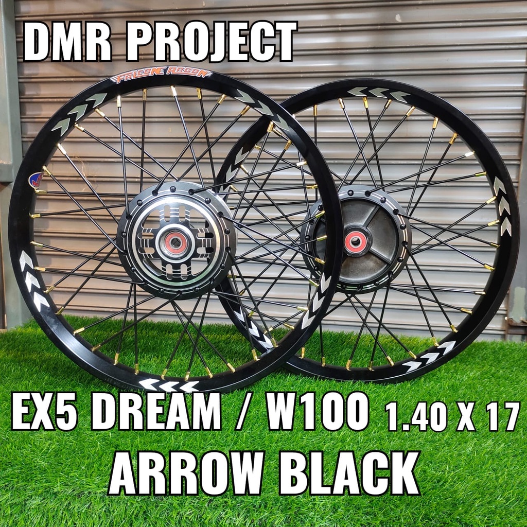 ALLOY RIM EX5 DREAM/W100 1.40 X 17 (COMPLATE SET) ALLOY PYRAMID / ARROW ...