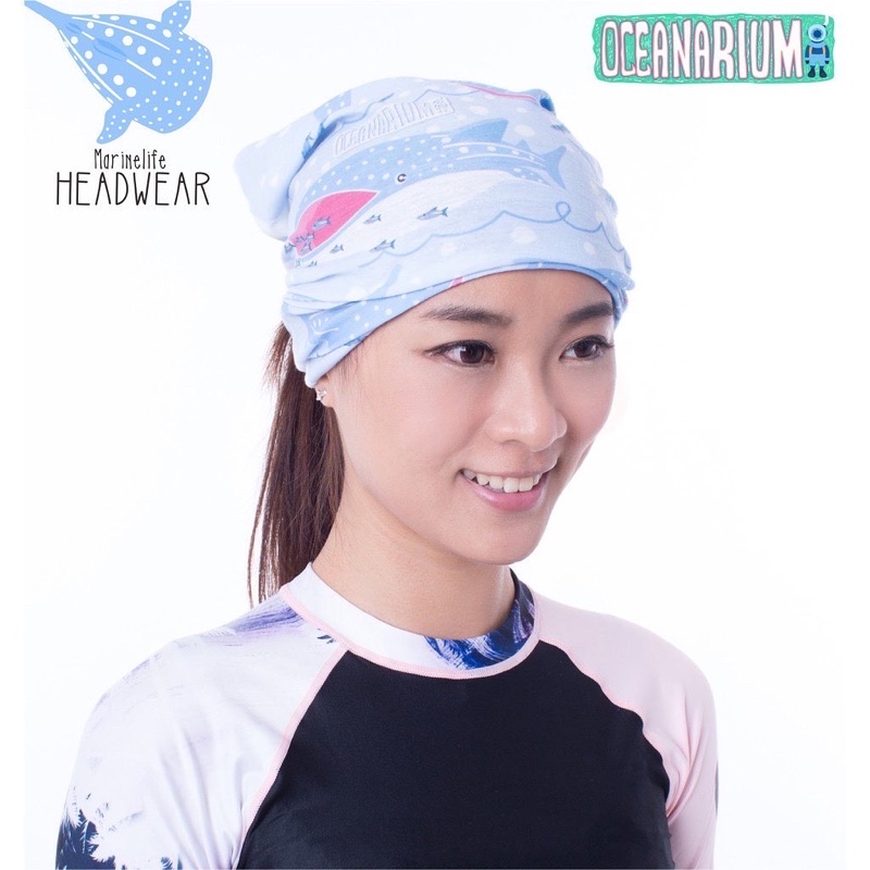 Oceanarium Marine Animal Pattern Buff Can Be Worn On 2 Sides. | Shopee ...