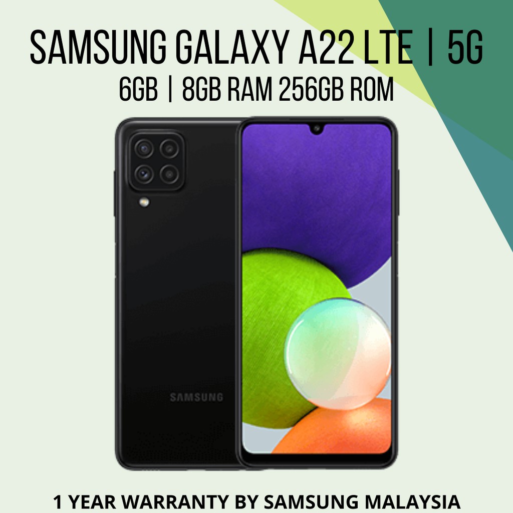 Samsung Galaxy A22 LTE | 5G FHD+ Dolby Atmos NEW ARRIVAL | Shopee Malaysia