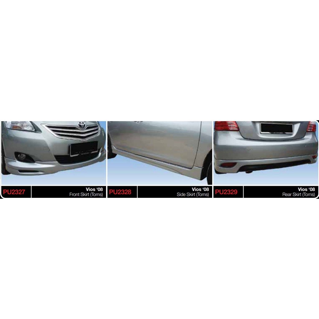 Toyota vios 2008 2009 2010 2011 2012 TOMS bodykit body kit front side ...