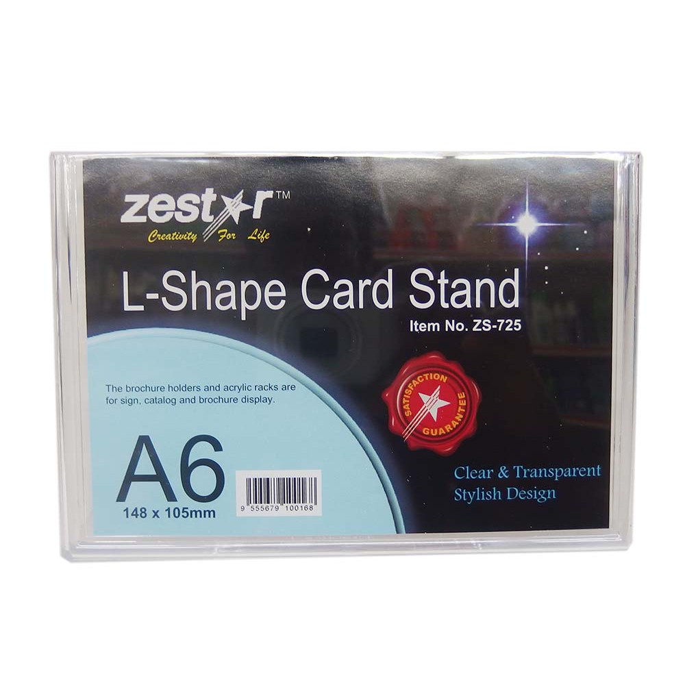 (iStore) A6 Landscape, L-Shape Card Stand 148mm X 105mm | Shopee Malaysia