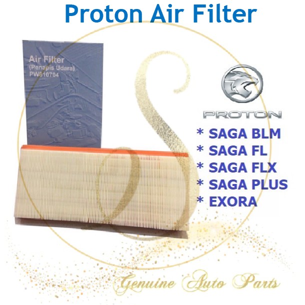 (100% Original) ENGINE AIR FILTER PROTON SAGA BLM FL FLX SAGA PLUS ...