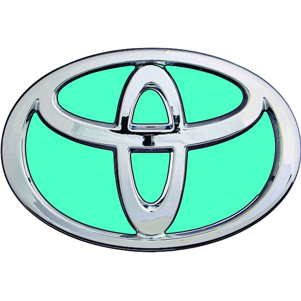 MERAH Red Toyota Emblem Sticker Directly Attached (All Sizes) | Shopee ...