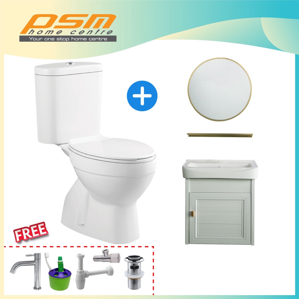 Two Piece Toilet Bowl / Close Coupled Design Bathroom Water Closet ...