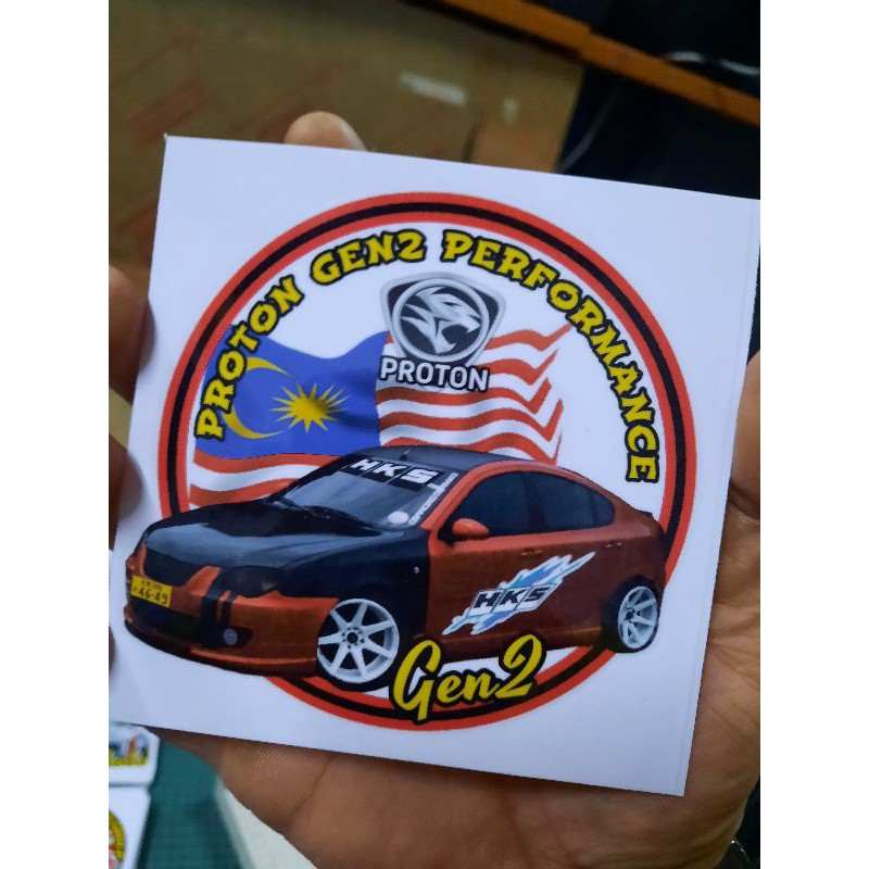 sticker proton waja/persona/saga/gen2/ | Shopee Malaysia
