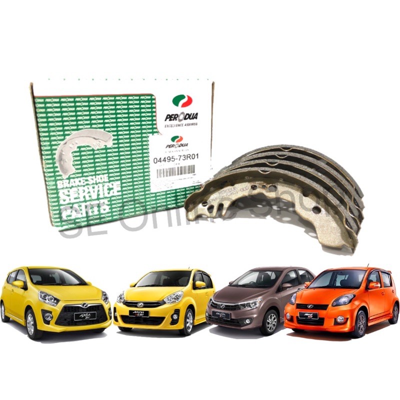 Perodua Myvi Myvi Lagi Best Myvi ICON Axia Bezza Rear Brake Shoe Set ...