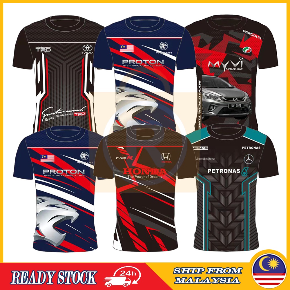 JTM (HARGA BORONG) MEN JERSEY T-SHIRT SPORT CAR SHORT SLEEVES (BAJU ...