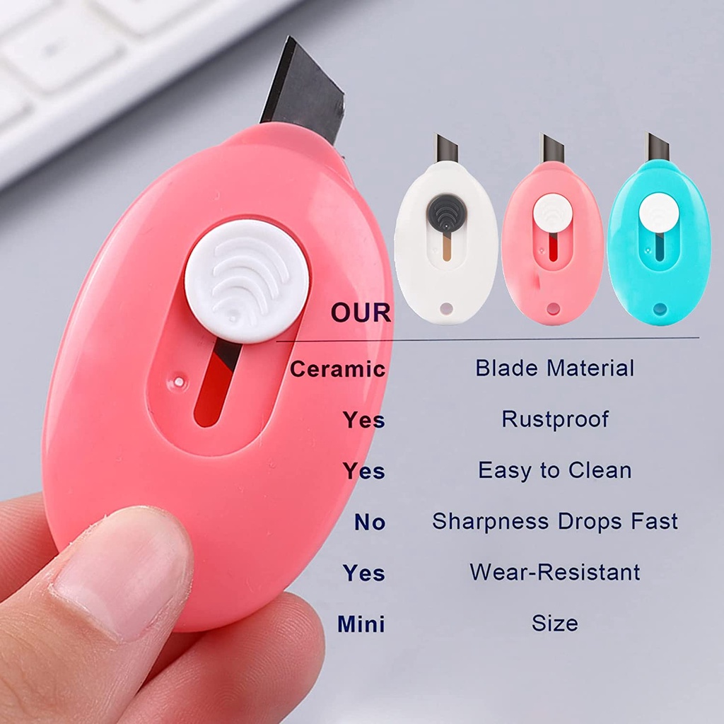 Pocket Box Cutter Mini Retractable Utility Knife Cutter Letter Opener ...