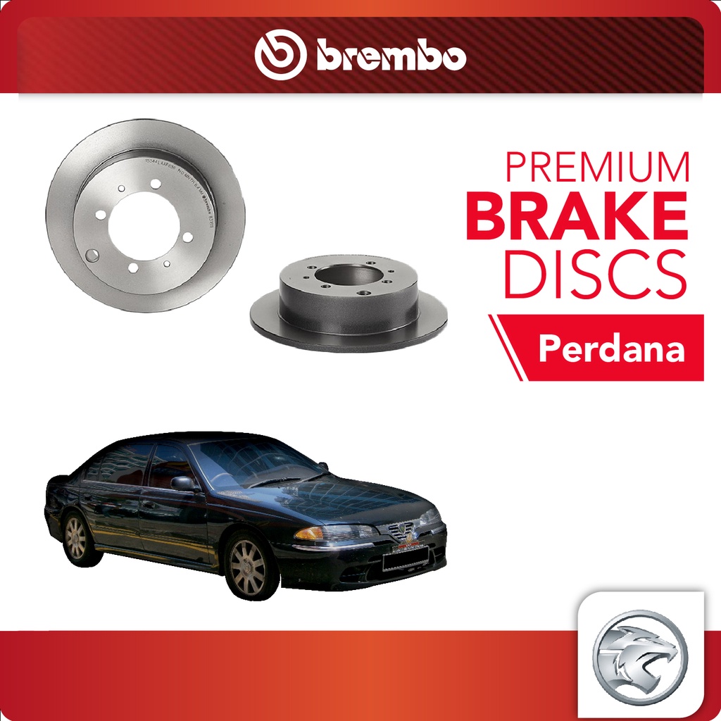 Brembo Rear Discs For Proton Perdana E55A/E54A (2 Pcs) | Shopee Malaysia