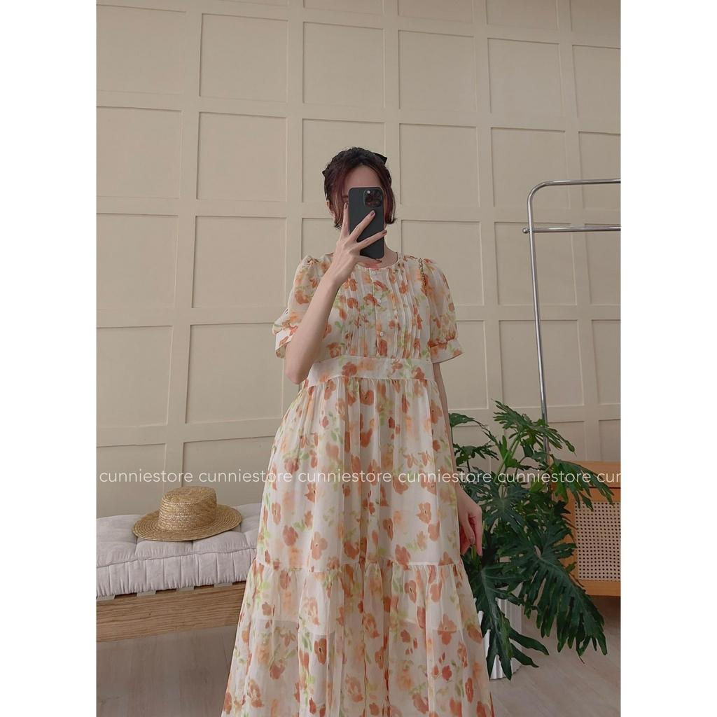 Real Chrysanthemum Flower Dress C85 CUNNIE Is Very Beautiful To Go To ...