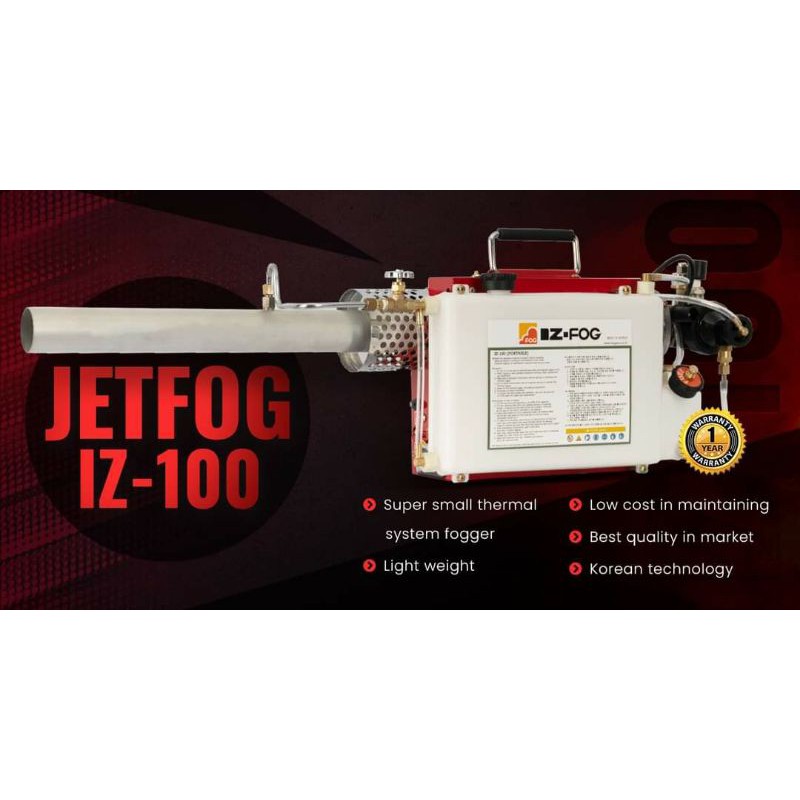 MADE IN KOREA Fogging Machine Jetfog IL Shin IZ-100 Best Selling in ...