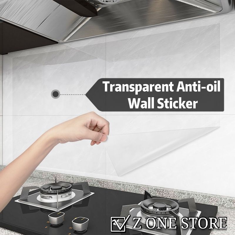 Transparent Kitchen Oil Sticker High Temperature Resistant Tile Wall ...