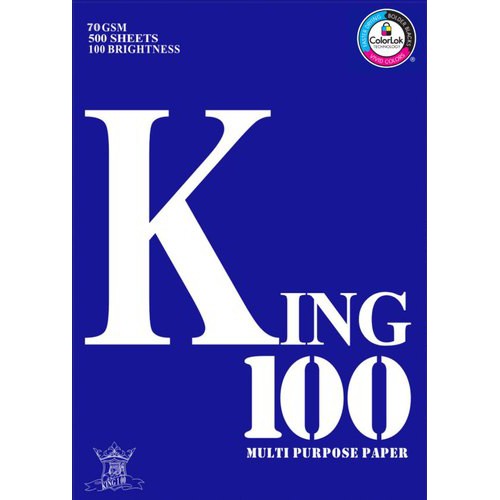 🔥HARGA PROMOTION 🔥PAPER KING 100 A4 70GSM 500 SHEETS (READY STOCK) | Shopee Malaysia