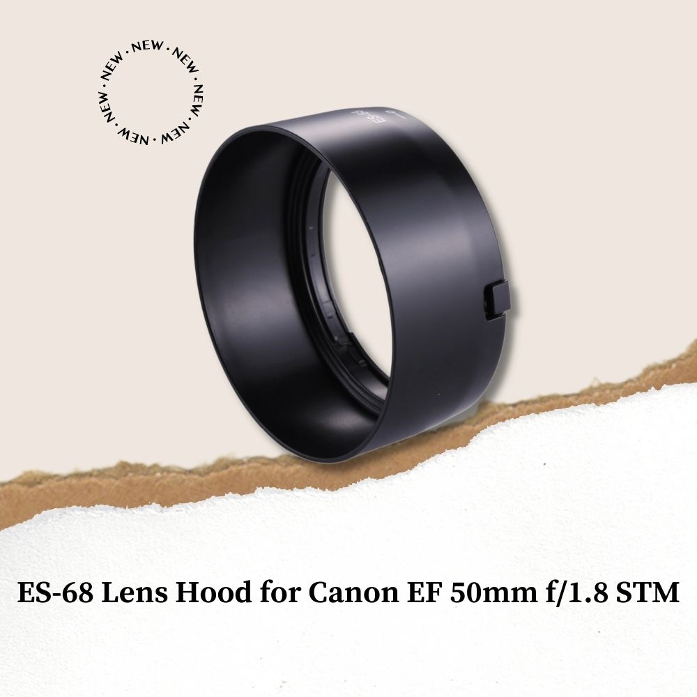 ES-68 ES68 Lens Hood For Canon EF 50mm f/1.8 STM Canon DSLR Camera ...