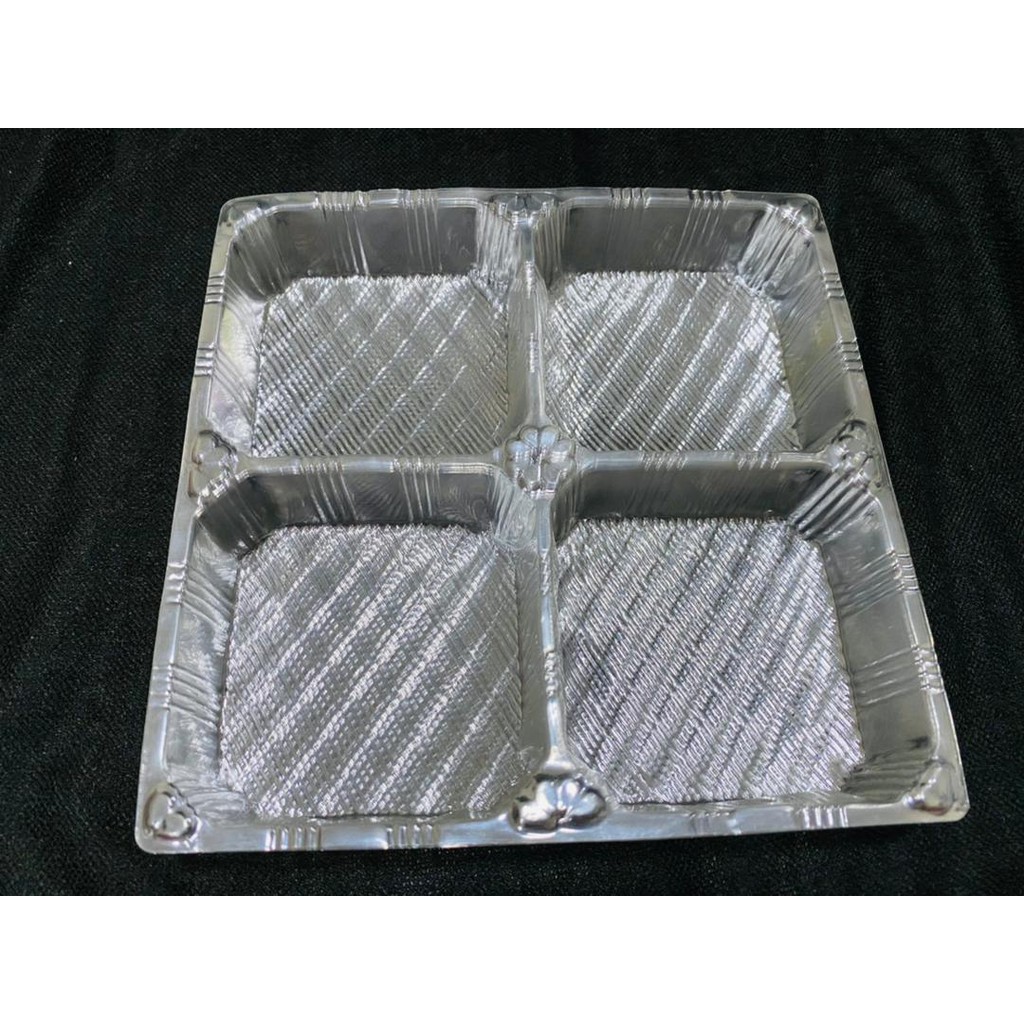 10PCS PVC 4 CAVITY MOONCAKE INNER Mooncake Tray / 4 cavities | Shopee ...